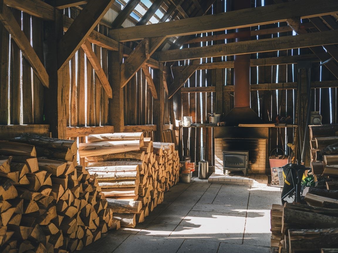 Jak prawidłowo suszyć drewno w stodole, aby idealnie nadawało się do ...